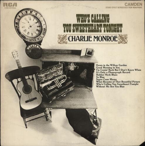 Charlie Monroe Who's Calling You Sweetheart Tonight US vinyl LP album ...