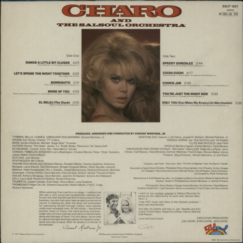 Charo Cuchi-Cuchi UK vinyl LP album (LP record) (618623)