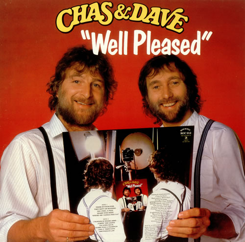 Chas & Dave Well Pleased UK vinyl LP album (LP record) (440315)