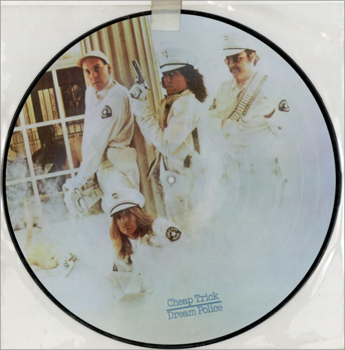 Cheap Trick Dream Police - Sticker sealed UK picture disc LP (vinyl ...