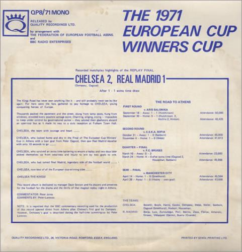 Chelsea FC Chelsea Kings Of Europe! UK vinyl LP album (LP record) (374521)