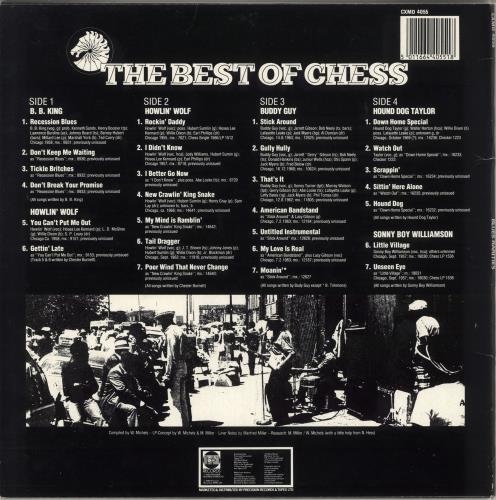 Chess Records Blues Rarities - The Best Of Chess UK 2-LP vinyl record ...