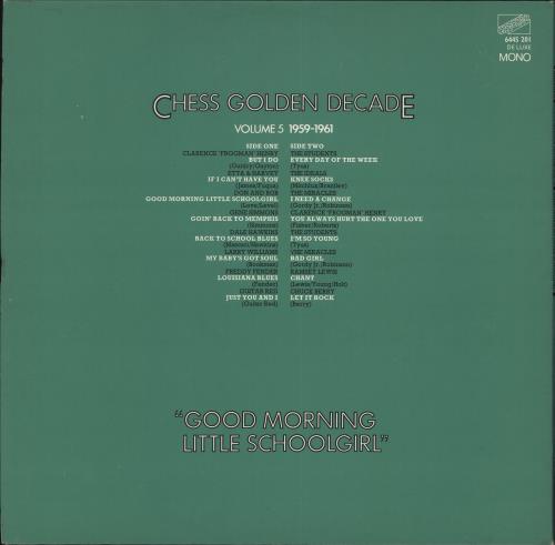 Chess Records Chess Golden Decade Volume 5 - 1959-1961 UK vinyl LP ...