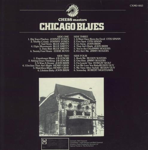 Chess Records Chicago Blues UK 2-LP vinyl record set (Double LP Album ...