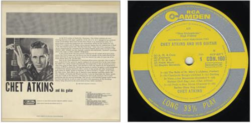 Chet Atkins Chet Atkins And His Guitar UK vinyl LP album (LP record ...