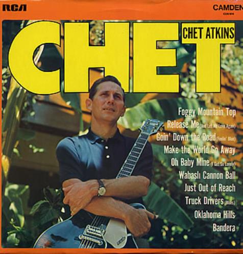 Chet Atkins Chet UK vinyl LP album (LP record) (304454)