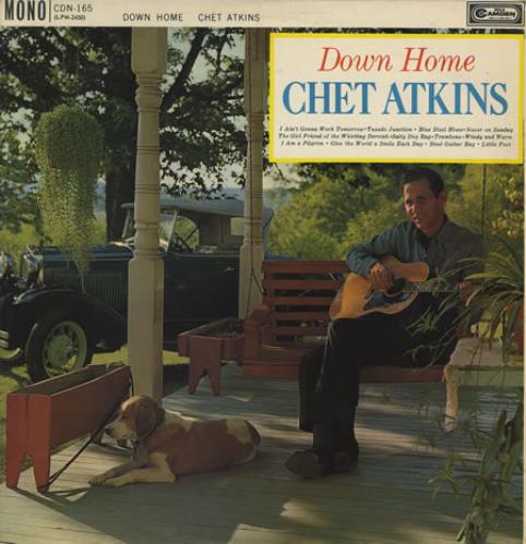 Chet Atkins Down Home UK vinyl LP album (LP record) (363347)