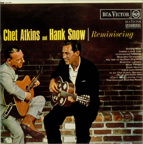 Chet Atkins Reminiscing UK vinyl LP album (LP record) (456011)