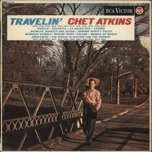 Chet Atkins Travelin' UK vinyl LP album (LP record) (301079)