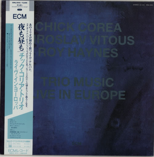 Chick Corea Trio Music, Live In Europe Japanese Promo vinyl LP album (LP record) (594275)