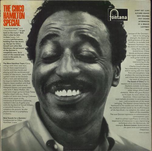 Chico Hamilton The Chico Hamilton Special UK vinyl LP album (LP record ...