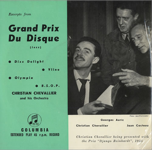 Christian Chevallier Grand Prix Du Disque UK 7" vinyl single (7 inch ...