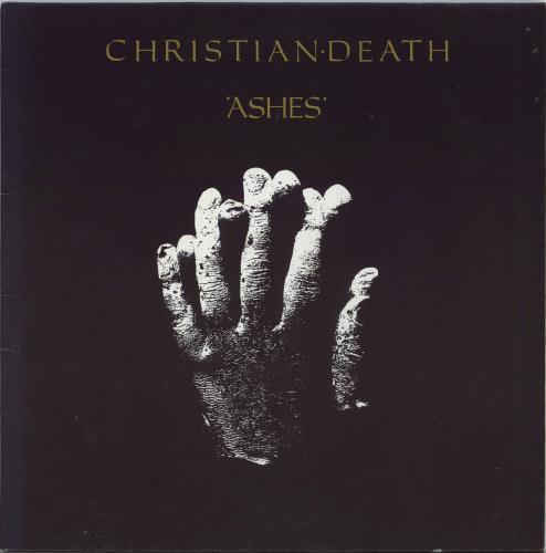 Christian Death ashes German vinyl LP album (LP record) (800125)