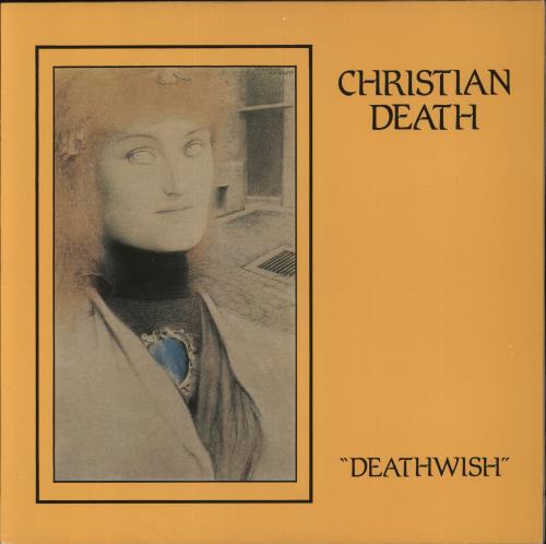 Christian Death Deathwish French vinyl LP album (LP record) (853584)