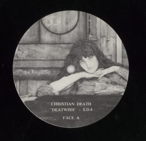 Christian Death Deathwish French vinyl LP album (LP record) (853584)