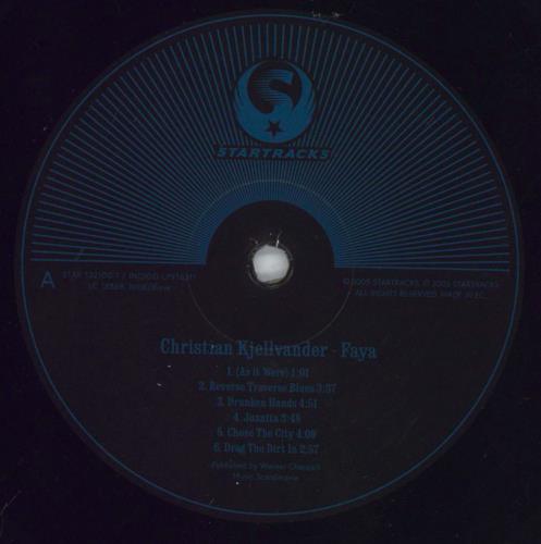 Christian Kjellvander Faya UK vinyl LP album (LP record) (832112)