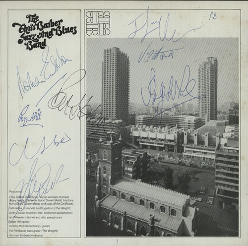 Chris Barber Barbican Blues - Autographed UK 2-LP vinyl record set ...