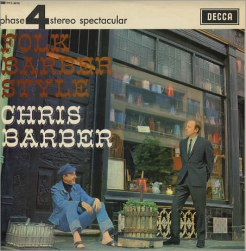 Chris Barber Folk - Barber Style UK vinyl LP album (LP record) (384818)