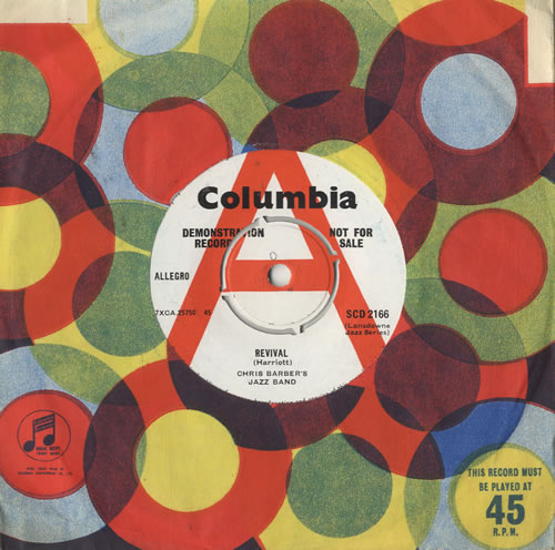 Chris Barber Revival UK Promo 7" vinyl single (7 inch record / 45) (483075)