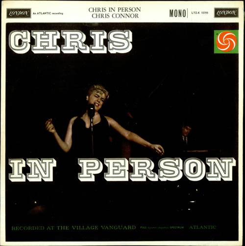 Chris Connor Chris In Person UK vinyl LP album (LP record) (505093)