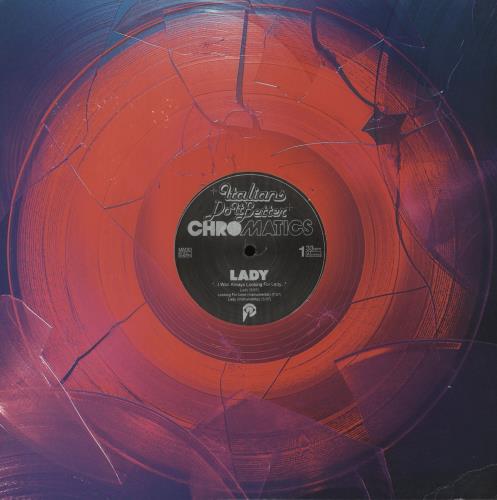 Chromatics Lady - 2nd - 180gm Pink Champagne Vinyl US 12" vinyl single ...