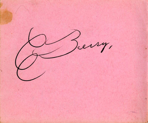 Chuck Berry Autograph UK memorabilia (551746) AUTOGRAPH