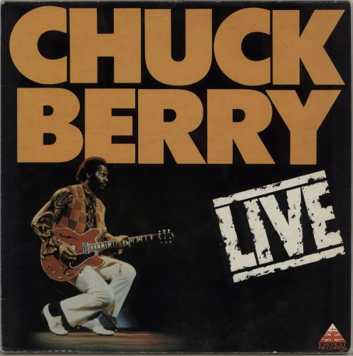 Chuck Berry Live - EX French vinyl LP album (LP record) (753146)