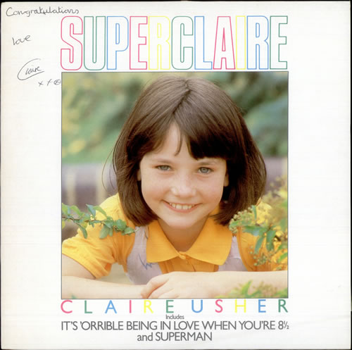Claire Usher SuperClaire - Autographed UK vinyl LP album (LP record ...