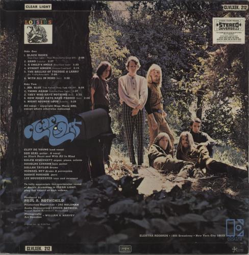 Clear Light Clear Light French vinyl LP album (LP record) (664599)