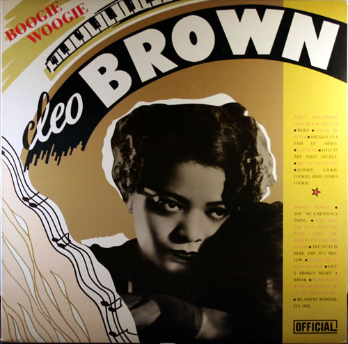 Cleo Brown Boogie Woogie Danish vinyl LP album (LP record) (550636)