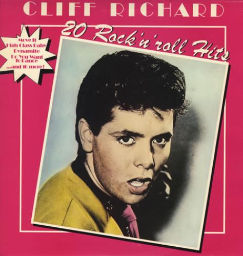 Cliff Richard 20 Rock 'N' Roll Hits UK vinyl LP album (LP record) (240592)