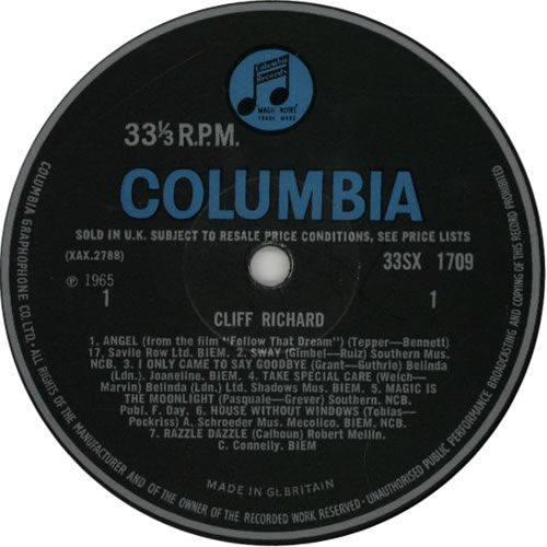 Cliff Richard Cliff Richard UK vinyl LP album (LP record) (227548)