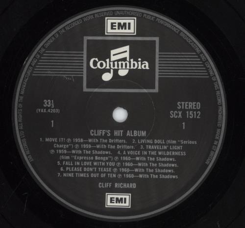 Cliff Richard Cliff's Hit Album - Two Box UK vinyl LP album (LP record ...
