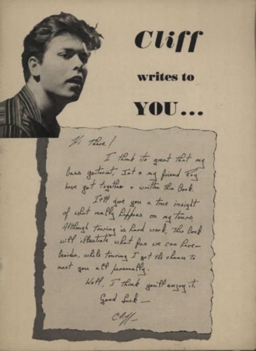 Cliff Richard Driftin' With Cliff Richard UK magazine (604592) SOFTBACK ...