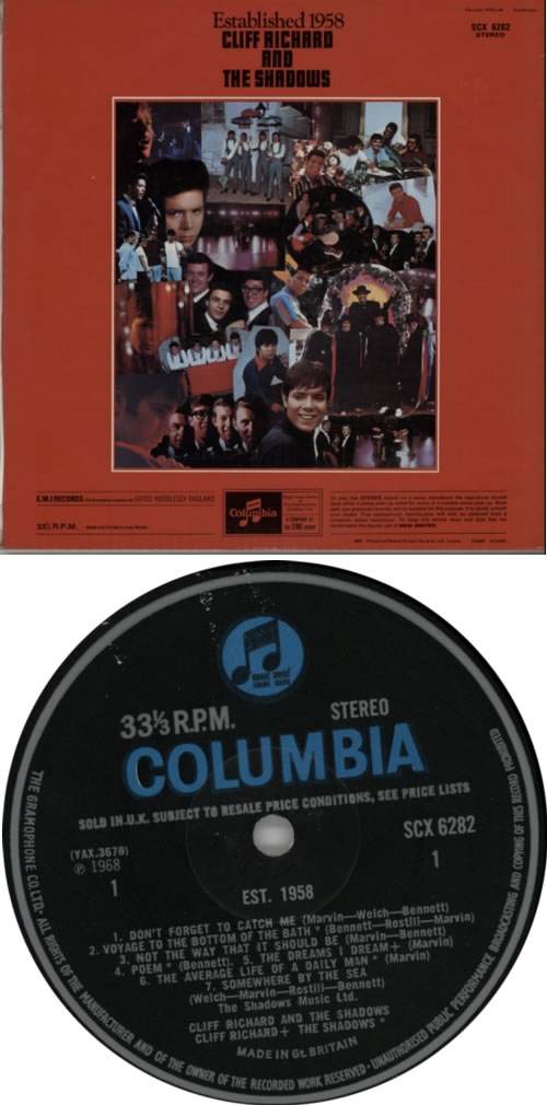 Cliff Richard Established 1958 - 1st - EX UK vinyl LP album (LP record ...