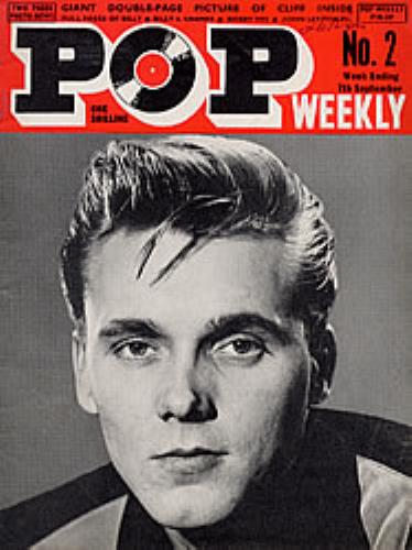 Cliff Richard Pop Weekly UK magazine (221029) NUMBER 2