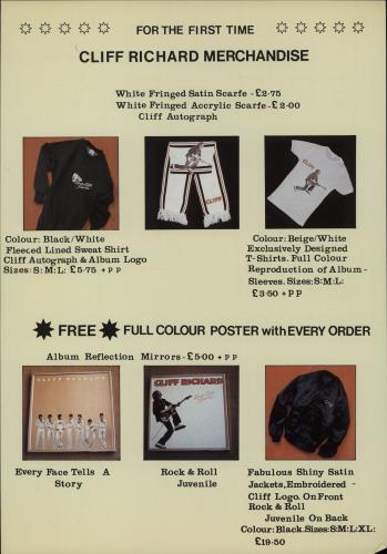 Cliff Richard Rock 'n' Roll Juvenile + Merchandise insert UK vinyl LP ...