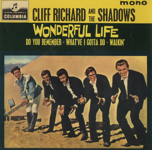 Cliff Richard Wonderful Life EP - EX UK 7" vinyl single (7 inch record ...