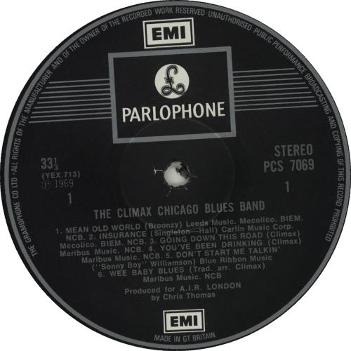 Climax Blues Band The Climax Chicago Blues Band - 2nd UK vinyl LP album (LP record) (656323)