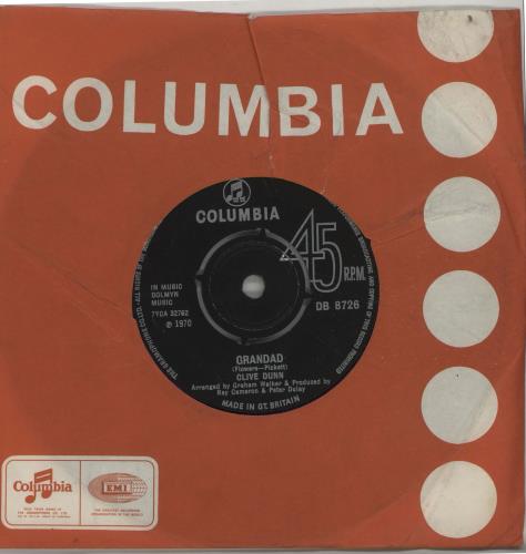 Clive Dunn Grandad - 4PR UK 7" vinyl single (7 inch record / 45) (658817)