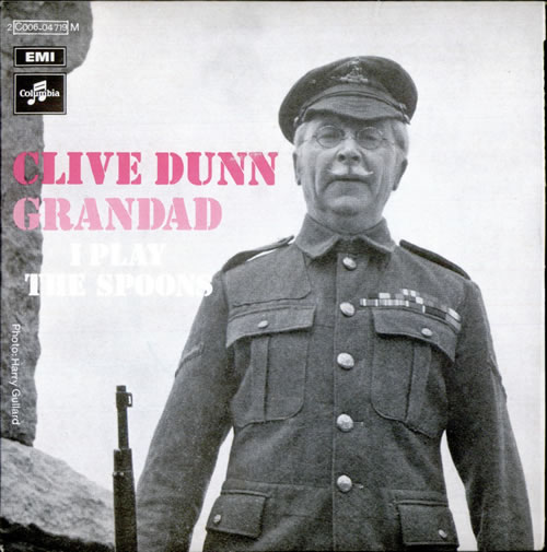 Clive Dunn Grandad French 7" vinyl single (7 inch record / 45) (524323)