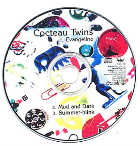 Cocteau Twins Evangeline US Promo CD single (CD5 / 5") (22832)