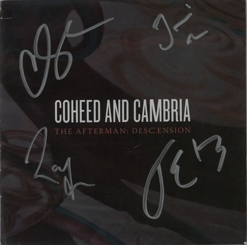 Coheed And Cambria The Afterman: Descension - Fully Autographed UK CD ...
