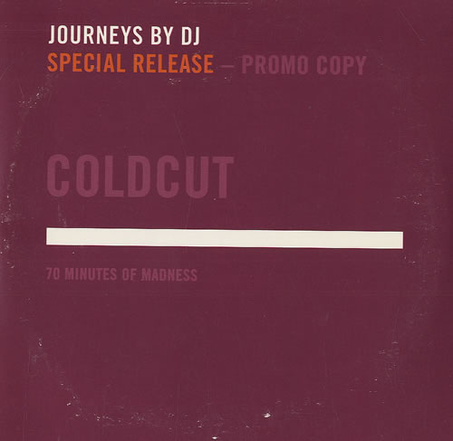 Coldcut Journeys By DJ US Promo CD album (CDLP) (219276)