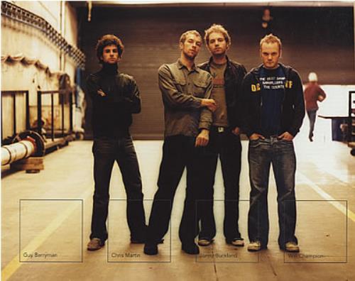 Coldplay Coldplay 2003 UK tour programme (266202) TOUR PROGRAMME