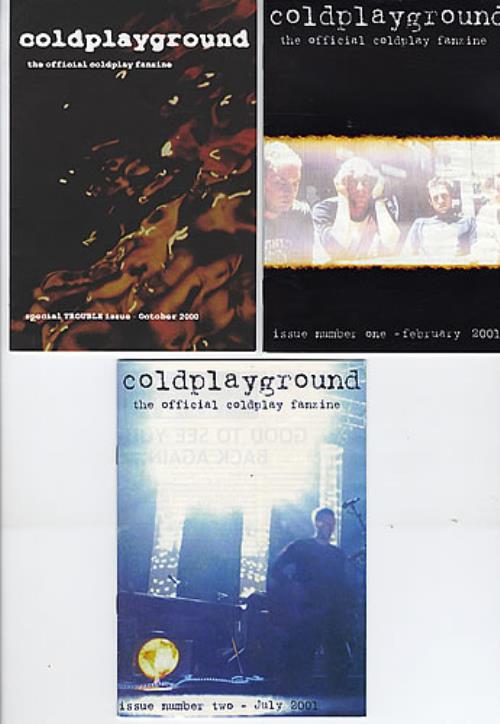 Coldplay Coldplayground UK Promo fanzine (291319) FANZINES