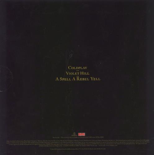 Coldplay Violet Hill - Sealed UK Promo 7" vinyl single (7 inch record ...