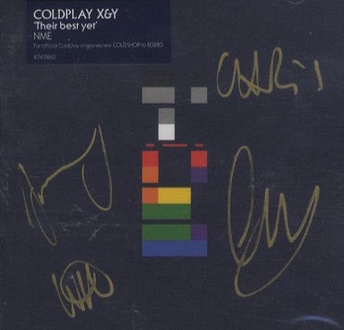 Coldplay X&Y - Fully Autographed UK CD album (CDLP) (333722)