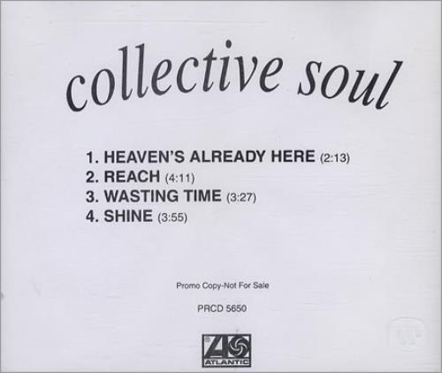 Collective Soul Collective Soul US Promo CD single (CD5 / 5") (456915)