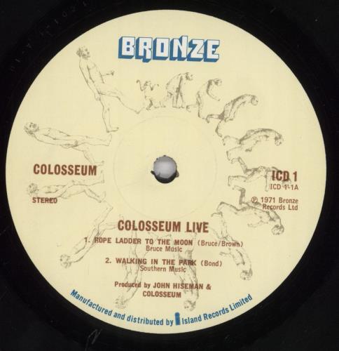 Colosseum Live - 1st - VG UK 2-LP vinyl record set (Double LP Album ...